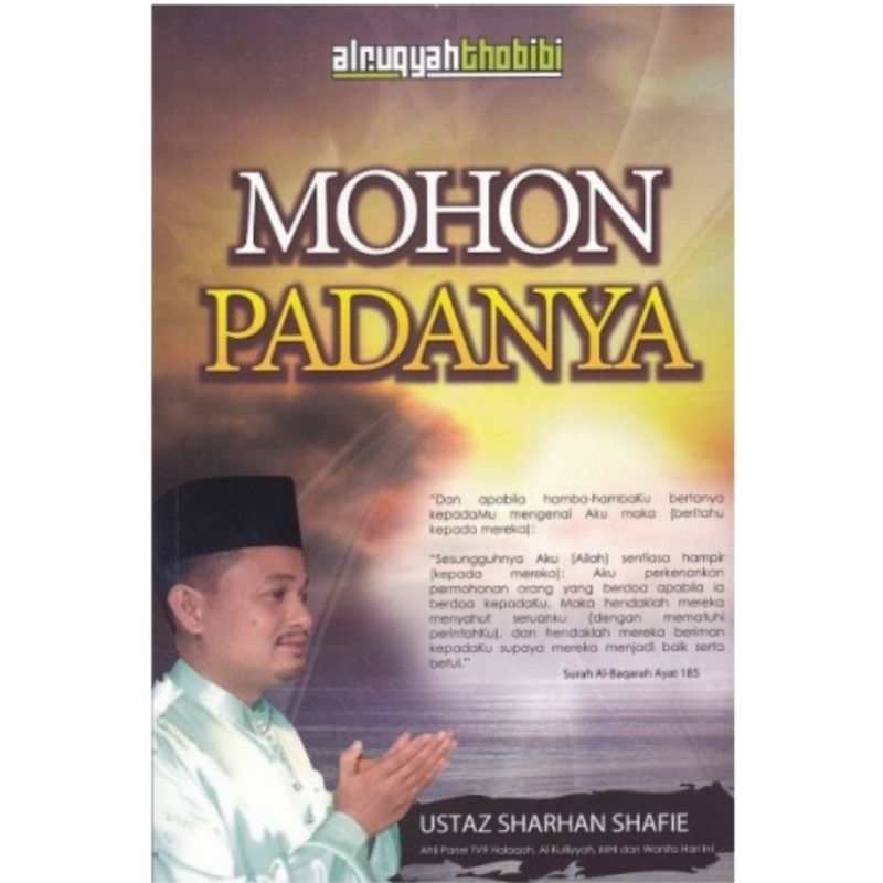 Buku Mohon PadaNya - Ustaz Sharhan Shafie (Perubatan Islam) / Mohon ...