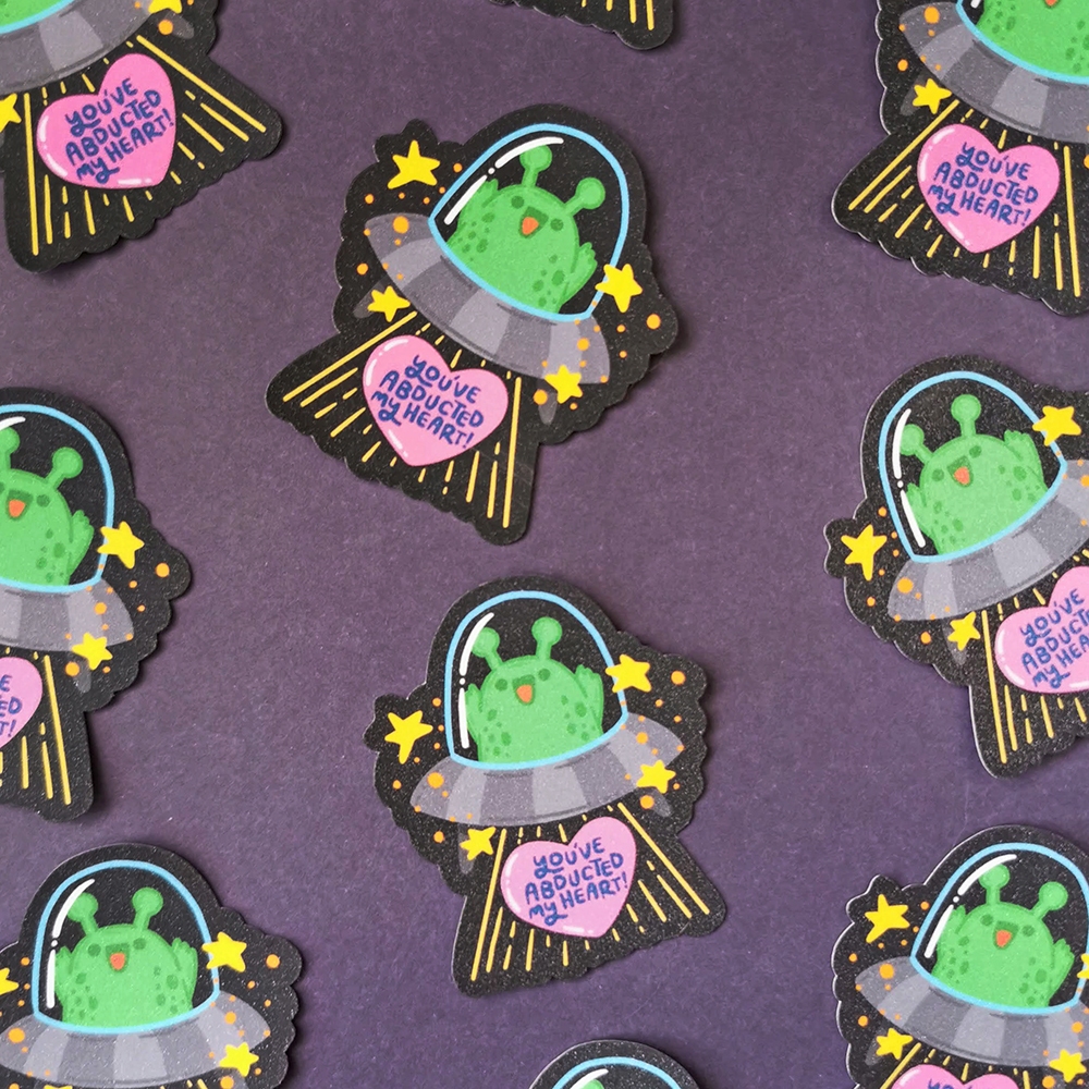 Waterproof/Vinyl Sticker Flake - Alien | Shopee Malaysia