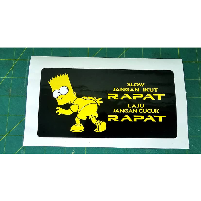 SLOW JANGAN IKUT RAPAT STICKER,STICKER CERMIN|STICKER LORI LORRY ...