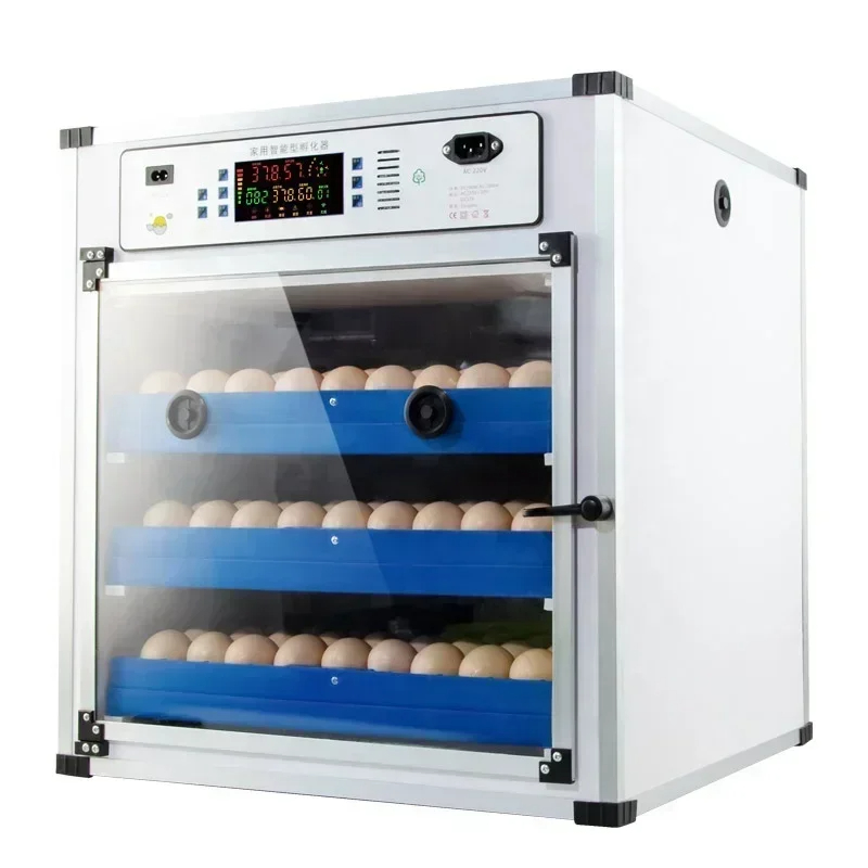 204/136 Eggs Large and Medium-Sized Incubator Household Full-Automatic ...