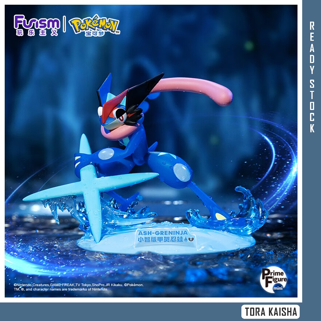 [Funism] POKEMON Prime Figure Greninja Figurine Toy 玩乐主义宝可梦手办 | Shopee ...