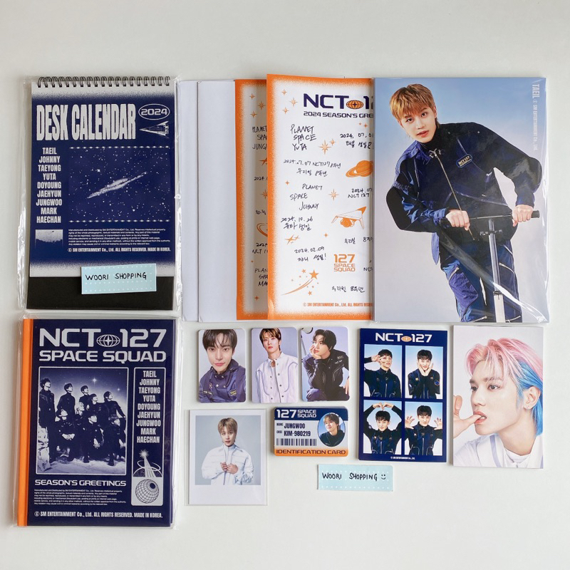 NCT127 NCT 127 Season’s Greetings 2024 OFFICIAL Photocard Postcard ...