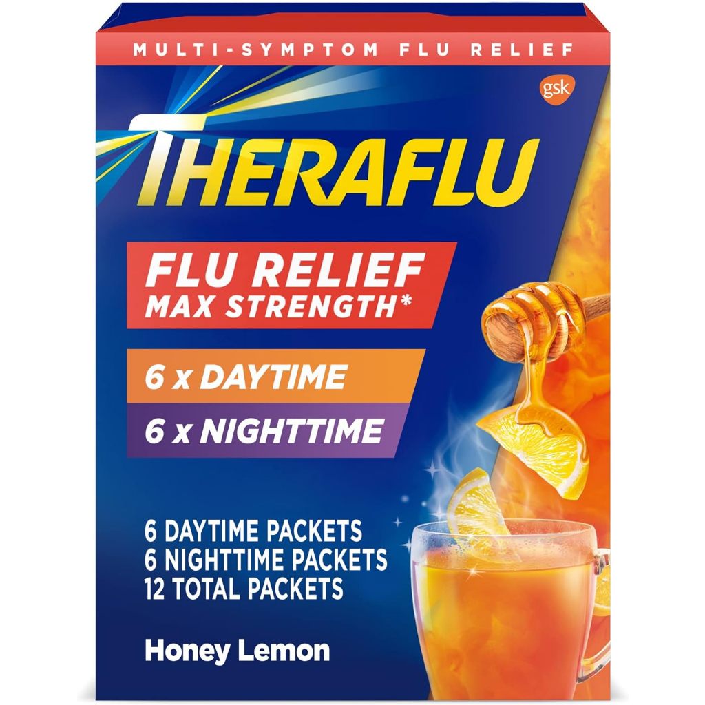 Theraflu Multi-Symptom Severe Cold and Theraflu Nighttime Severe Cold ...