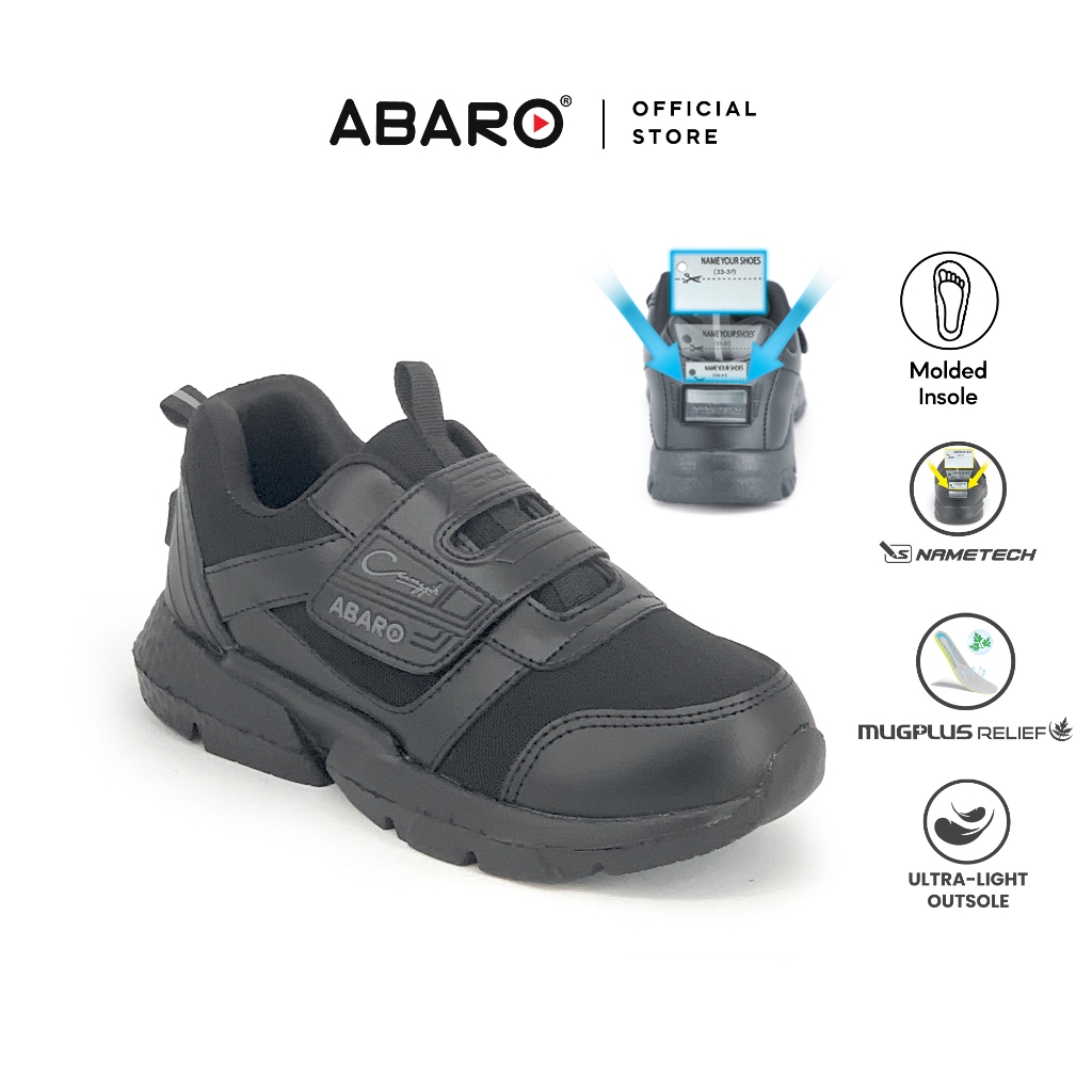 [ONLINE EXCLUSIVE] ABARO x CANGGIH Ultralight Unisex School Shoes 2877ACN Breathable Mesh/Kasut ...