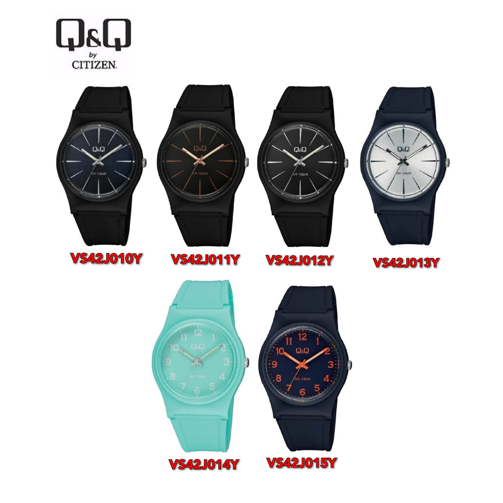 Q&Q Japan by Citizen Unisex Resin Analogue Watch VS42 | Shopee Malaysia