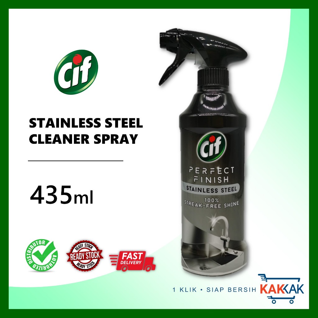 Cif Perfect Finish Pembersih Keluli Tahan Karat 435ml - Cif Perfect ...