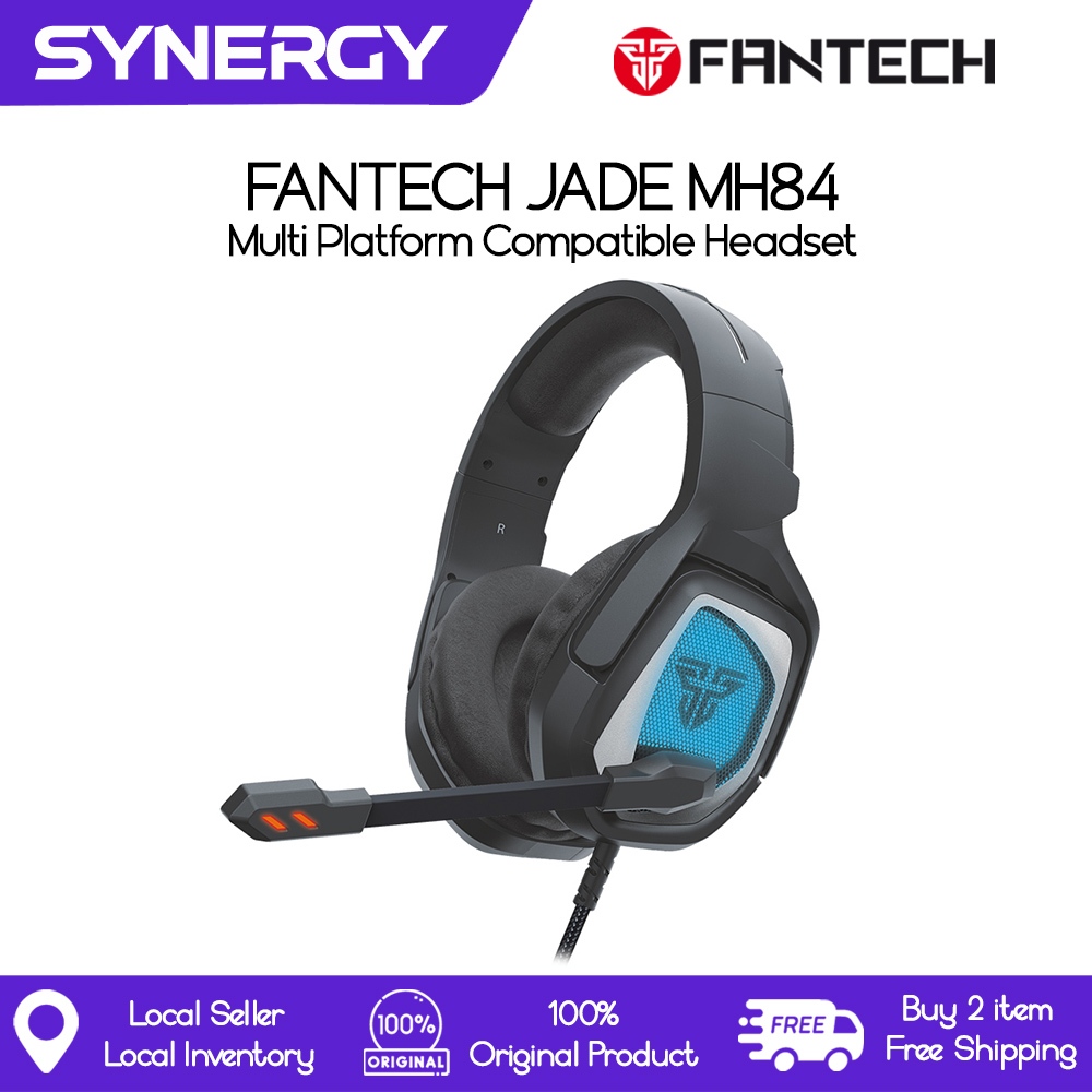Fantech Gaming Headset Jade MH84 Gaming Headset with RGB, Multi ...