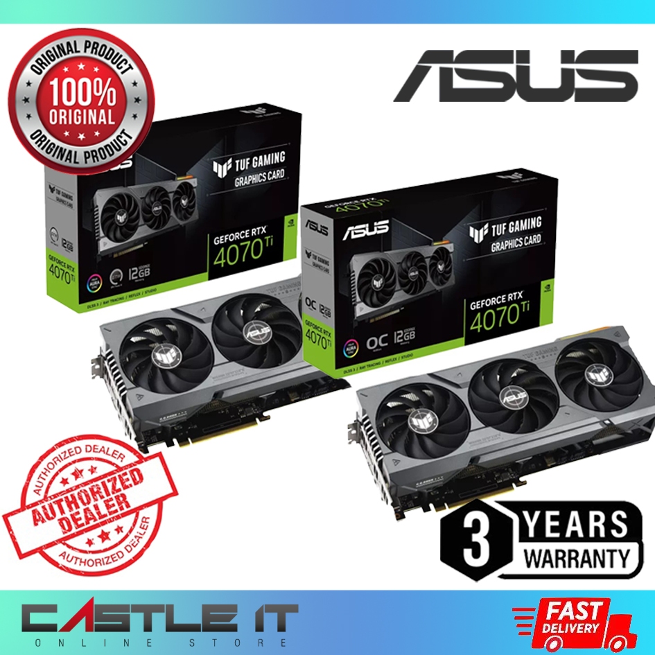 Asus RTX 4070 TI TUF GAMING / OC Edition 12GB GDDR6X Nvidia GeForce ...