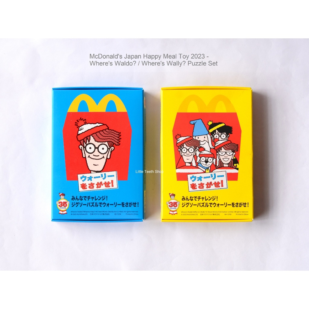 Preloved Japan McDonald's Happy Meal Where's Waldo? / Where's Willy ...