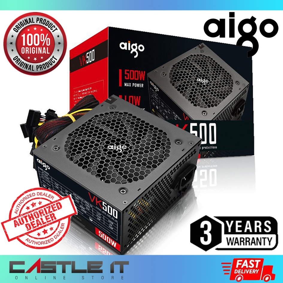 Aigo GP550 GP650 GP750 PMT750W / 550W 650W 750W 80PLUS Bronze Power Supply DarkFlash Rated PSU ...