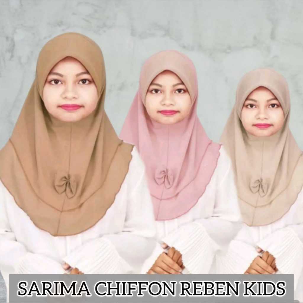 SARIMA CHIFFON REBEN KIDS 🌷 20pcs/ sekodi 🌷 | Shopee Malaysia
