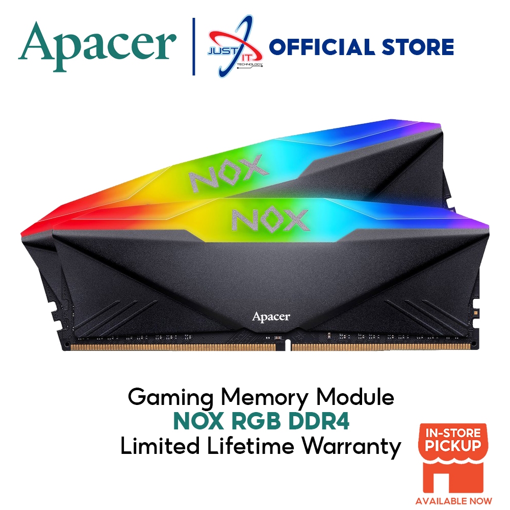 Apacer Nox 3200MHZ RGB Aura Gaming RAM (16GB) | Shopee Malaysia