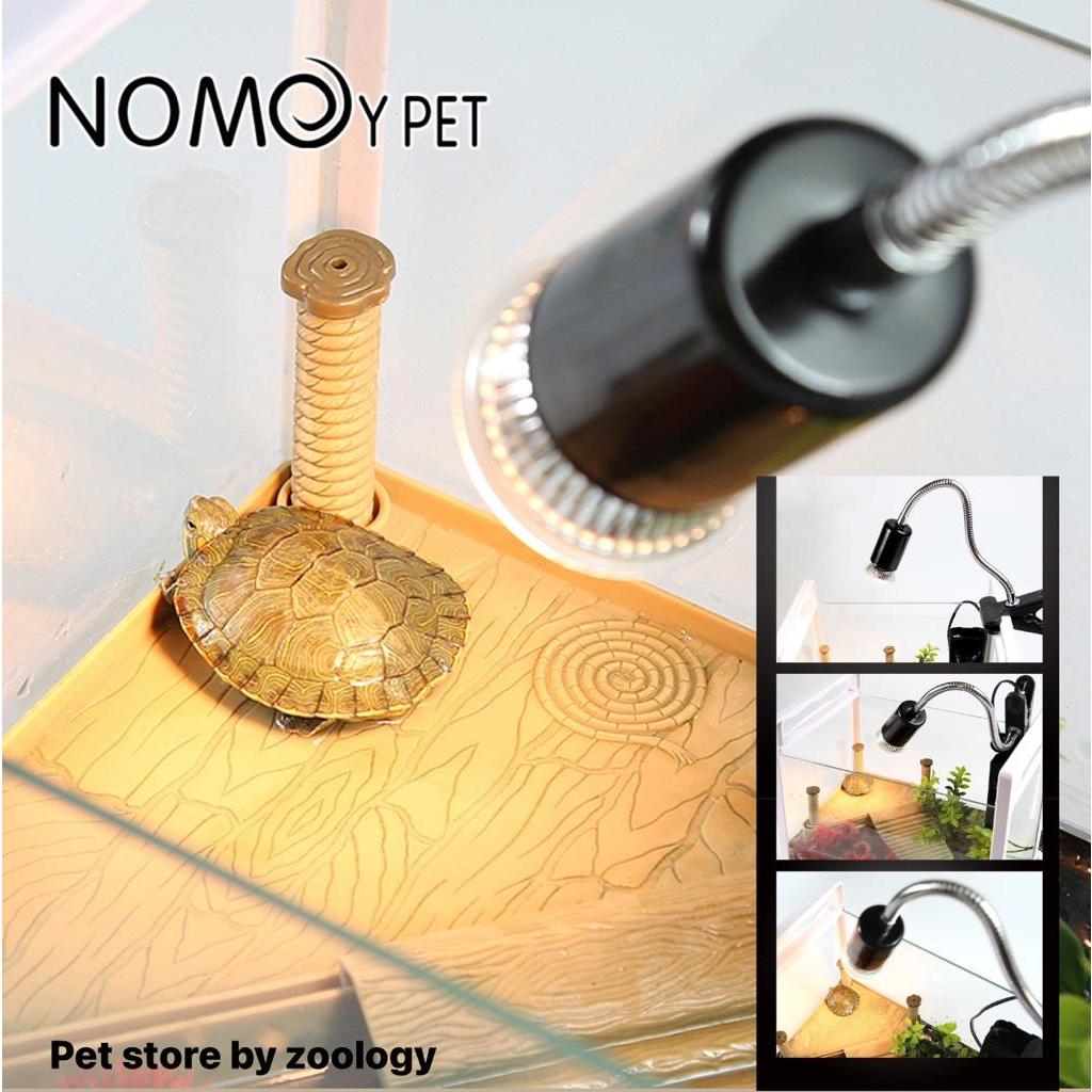 NOMOY pet Reptile UVA+UVB 3.0 Reptile lamp with Clip on Bulb Lamp Holder Tortoise/Turtle Basking ...