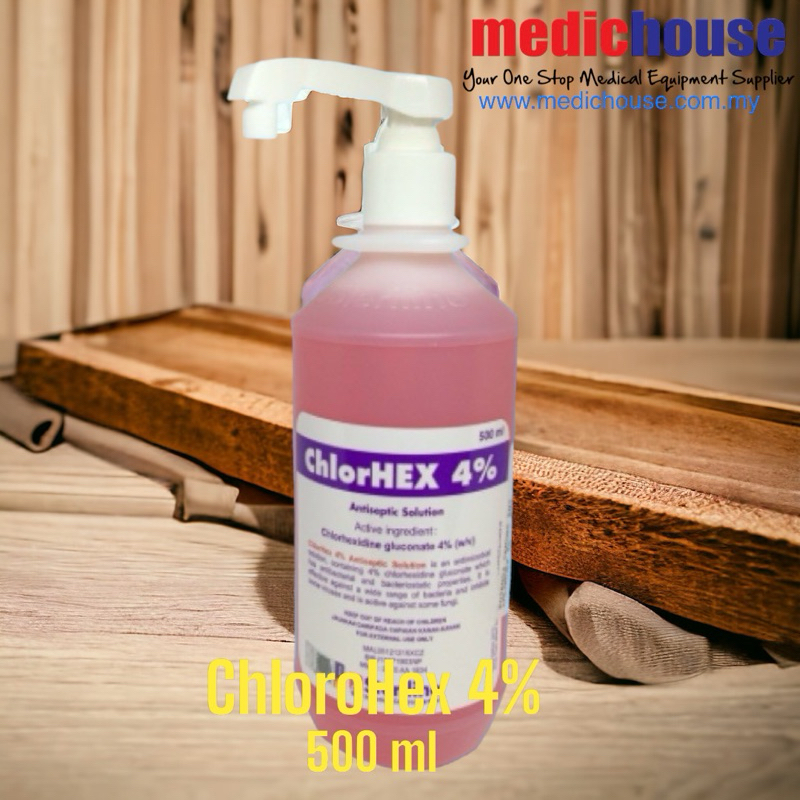 Chlorhexidine Gluconate 4% 500ml antiseptic EXP:(4/26) | Shopee Malaysia