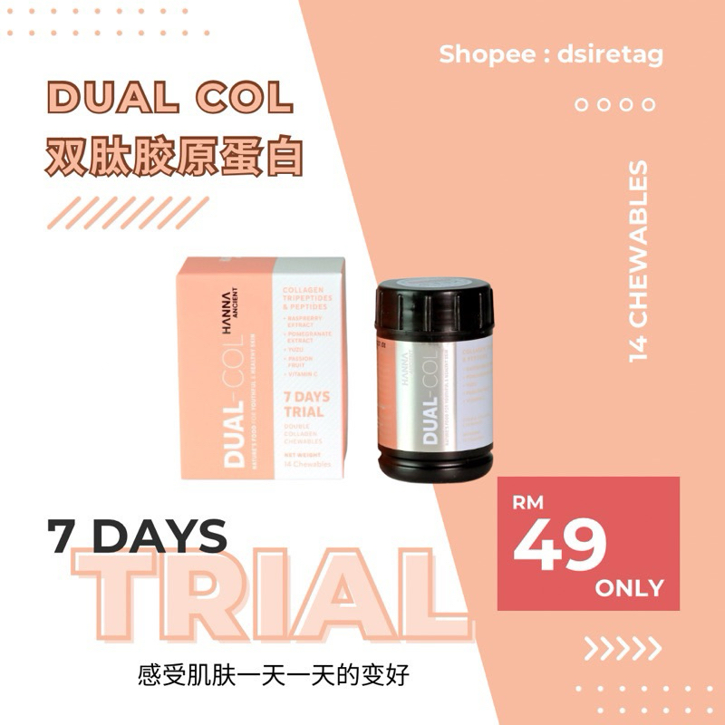 Dual-Col Collagen Trial Set｜胶原蛋白肽 | Shopee Malaysia