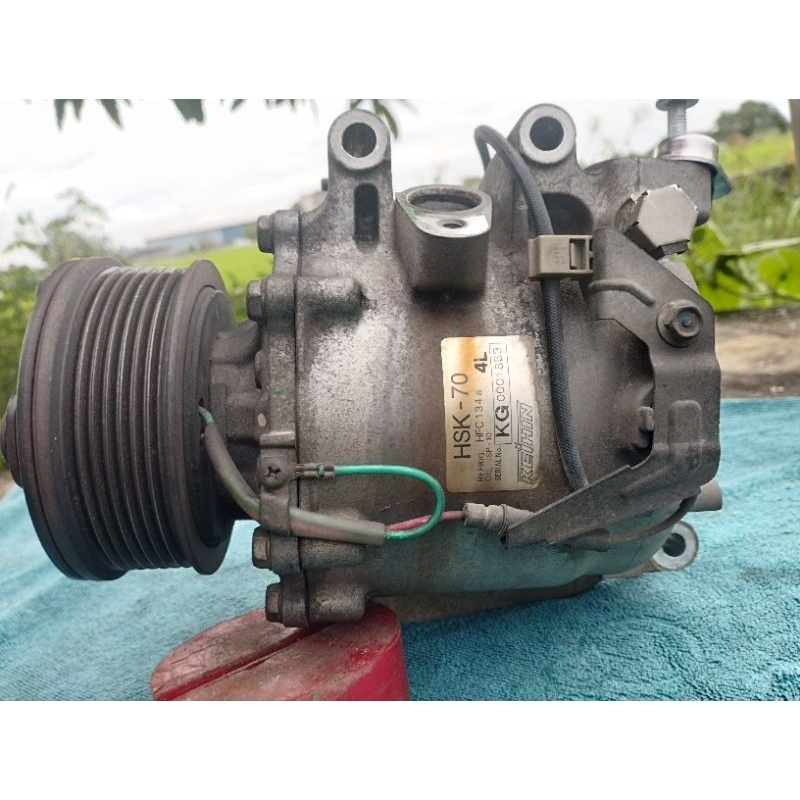 Used Honda Stream RN6 R18A/ Civic FD1 R18A Aircond Compressor | Shopee ...