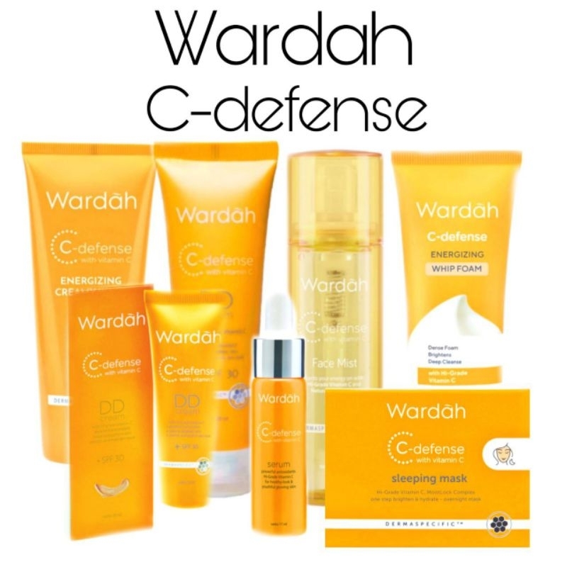 Wardah C-Defense Series With Vitamin C Whip Face Foam | DD Face Cream ...