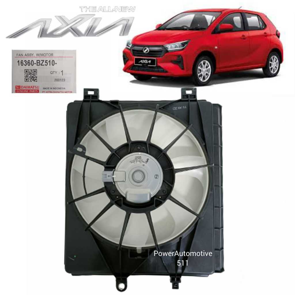 ( ORIGINAL ) Perodua Axia 2023 Radiator Fan Guard / Fan Frame / Fan ...