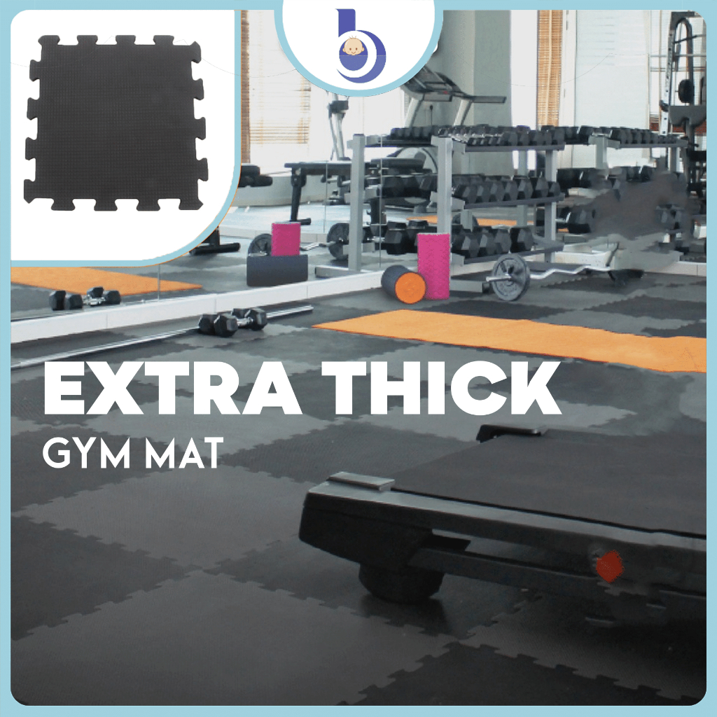 [FREE BORDERS] 30x30x2.5cm Puzzle Mat Gym Mat Baby Gym Playmat Exercise ...