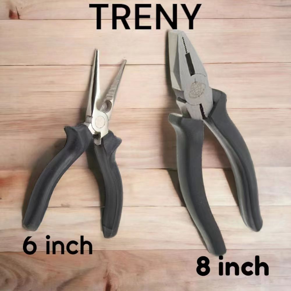 TRENY Combination Plier 6" / 8" , Playar 6" , 8" . player / cutter ...