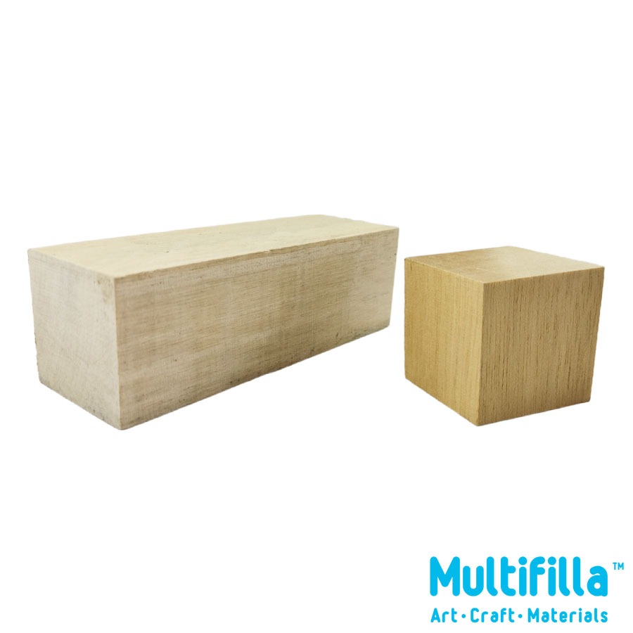 Kayu Jelutong Block - Wood Carving Block (Natural Sap Holes are ...