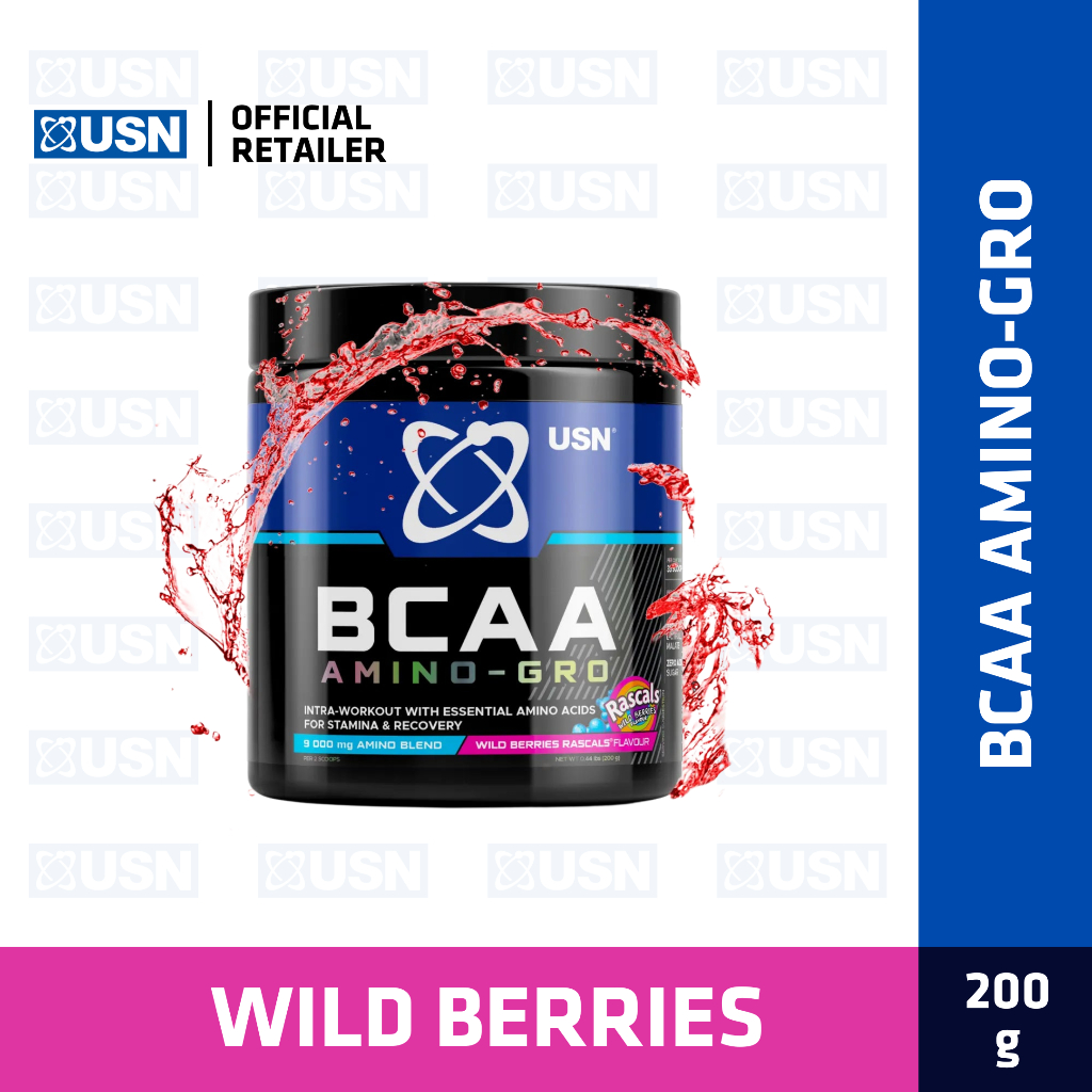 USN BCAA Amino Gro Intra-Workout Anabolic Muscle Sports Drink | Shopee ...