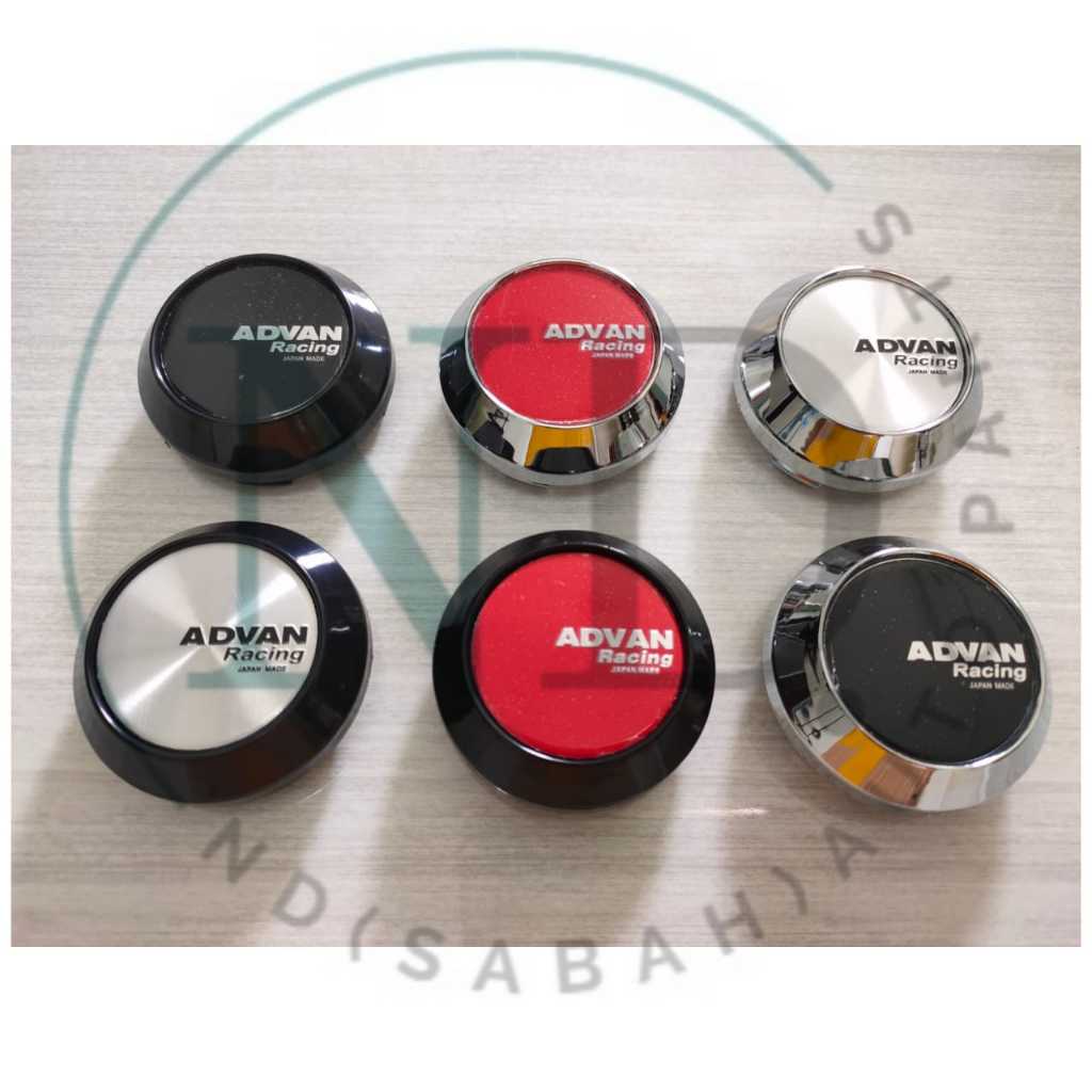 CENTER WHEEL SPORT RIM CAP (RACING) ADVAN (64MM) | Shopee Malaysia