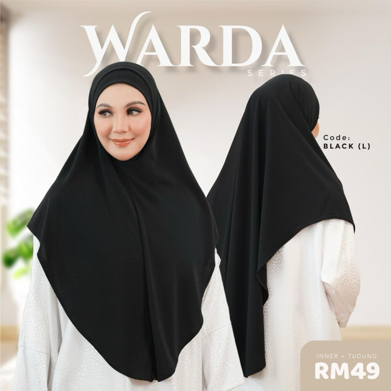 WARDA SERIES AS HIJAB/TUDUNG SARUNG/HIJAB/2 PIECE/SYRIA HIJAB | Shopee ...