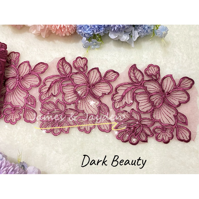 🔥2024 HOT ITEMS🔥 Border Lace / Flower Patch Lace / Trimming Lace / Lace ...