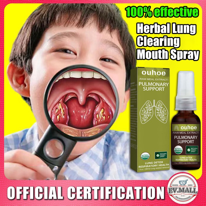 Herbal Repair Spray Cough & Phlegm Relief Dry lung cleanser double hole ...