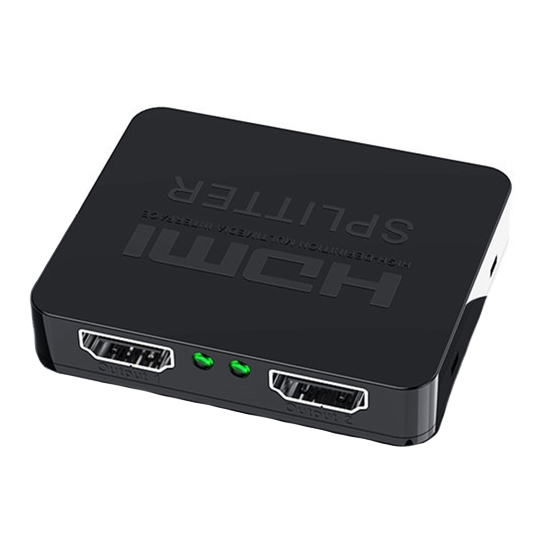 HDMI Splitter 1 in 2 Out 4k Dual Port Spliter Split Screen HDCP Video ...