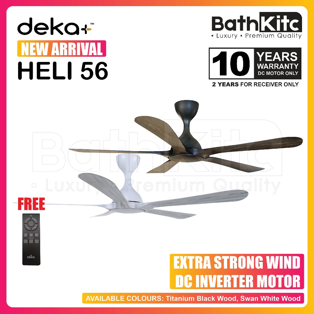 [Ready Stock] DEKA+ Ceiling Fan with Remote Control GEO PRIME NEON ...