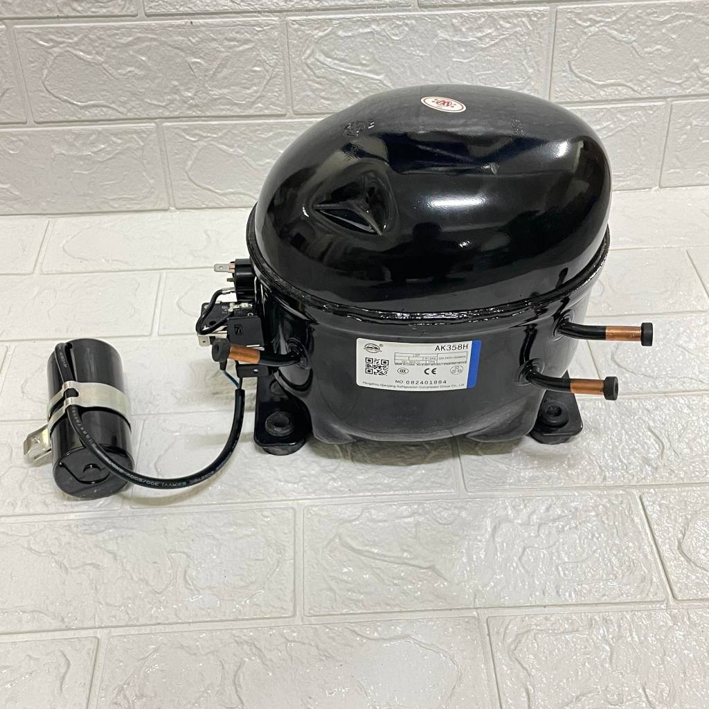 refrigerator compressor motor gas r134a r600a for fridge freezer chiller cooling part 1/6hp 1 ...