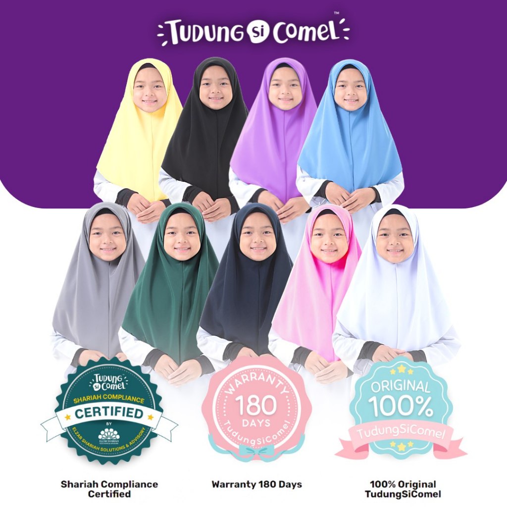 TSC Tudung Sekolah Dua Lapis | Tudung 2 Lapis Kashibo Awning Cantik ...