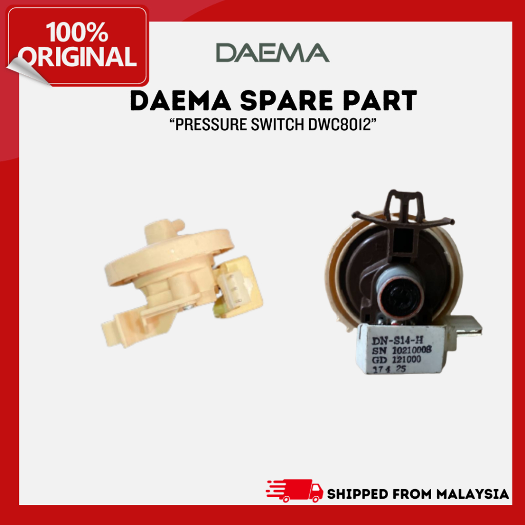 [DAEMA ORIGINAL SPAREPART] WASHER 8012 PRESSURE SWITCH | Shopee Malaysia