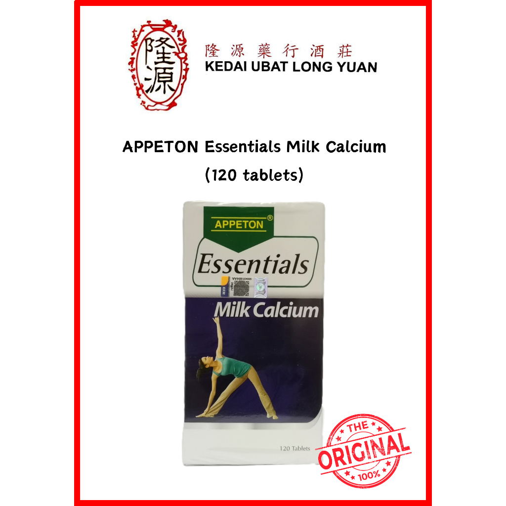 APPETON Essentials Milk Calcium (120 tablets) (94008547) | Shopee Malaysia