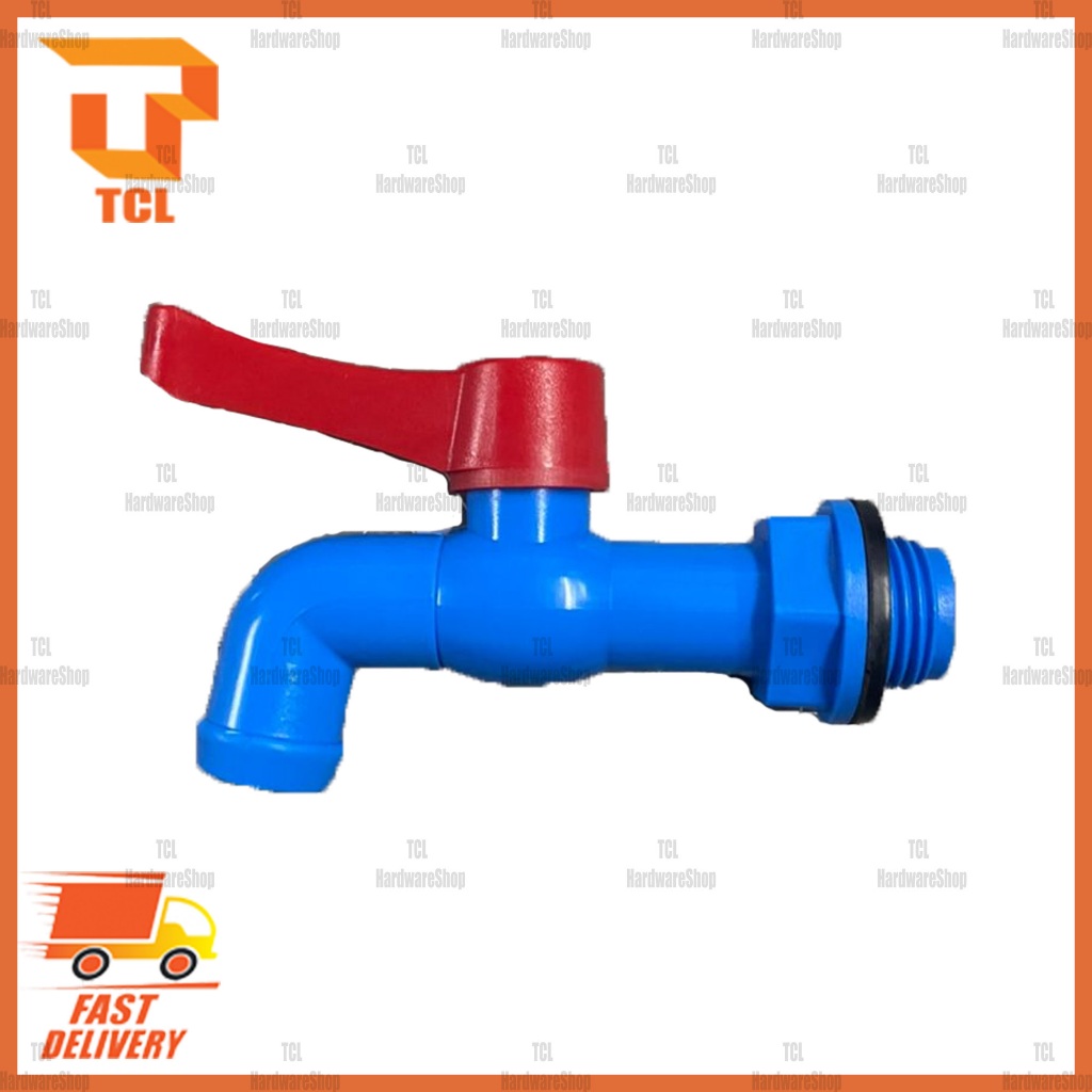 WHOLESALE AT-212 1/2" PVC BIB TAP BRAND ALENO/PLATIC PVC TAP | Shopee ...