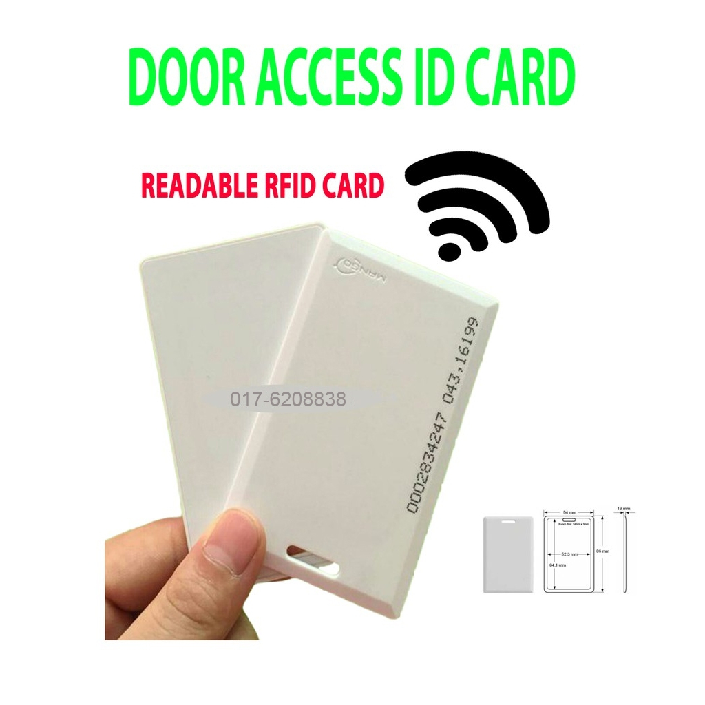 MANGO RFID CARD FOR DOOR ACCESS THIN/THICK (125KHZ) | Shopee Malaysia