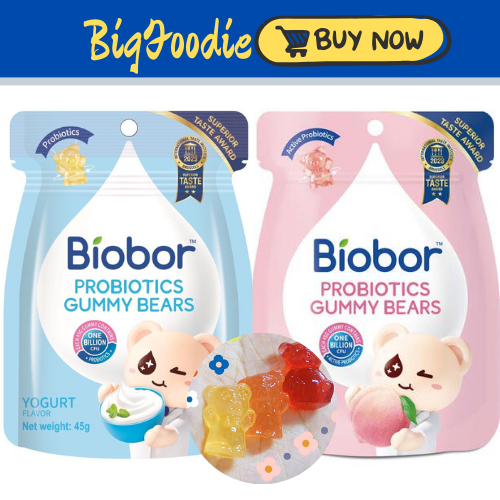 [BFD] Amos Biobor Probiotics Gummuy Bear 45gm | Shopee Malaysia