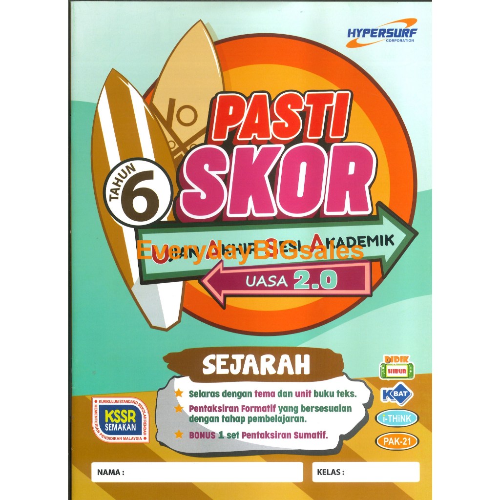 HYPERSURF PASTI SKOR TAHUN 6 SEJARAH UASA 2.0 KSSR SEMAKAN | Shopee ...