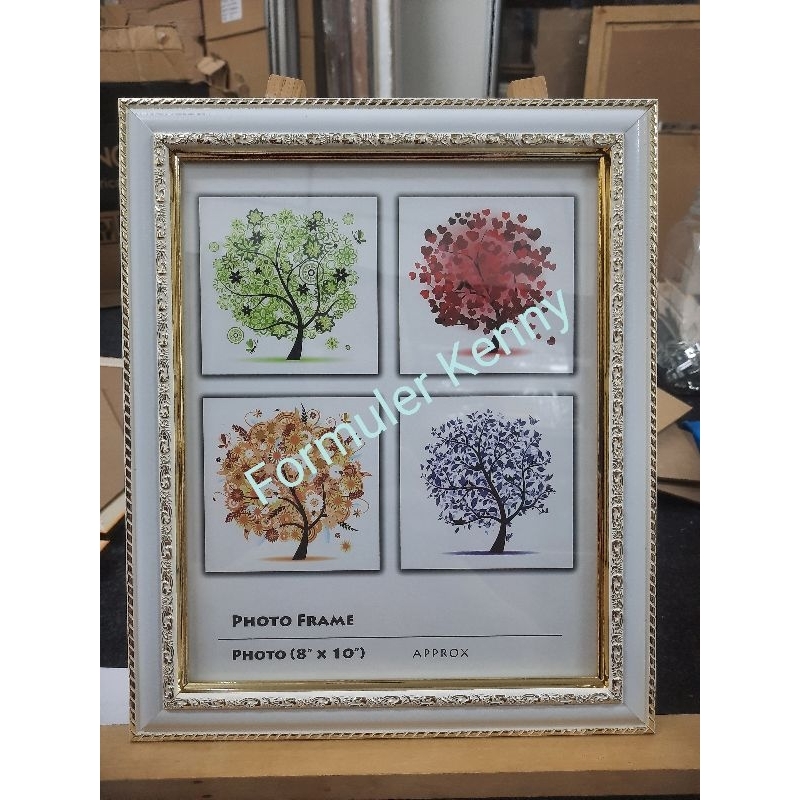 4R,5R,6R,8R,8x12,A4,10x12,11x14 Photo Frame Elegant White with Light ...