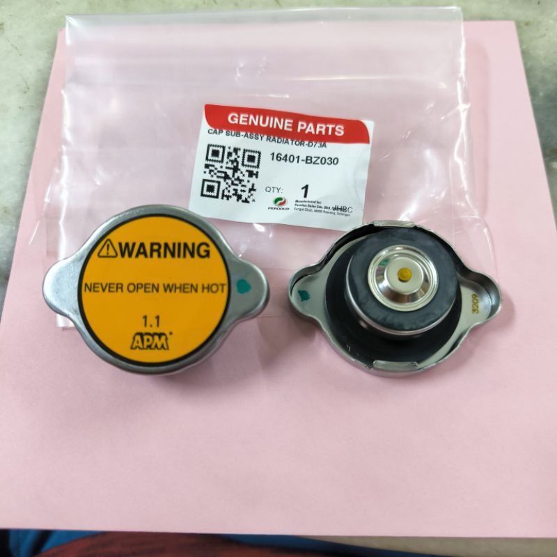 ORIGINAL PART!!! PERODUA MYVI,VIVA 1.1KPS R148 RADIATOR CAP,PENUTUP ...