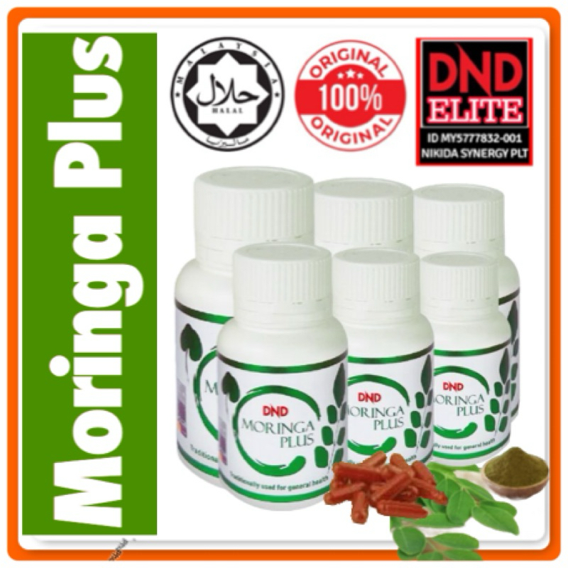 6 Botol DND MORINGA PLUS by Dr Noordin Darus. MORINGA. Anti-Kemurungan ...