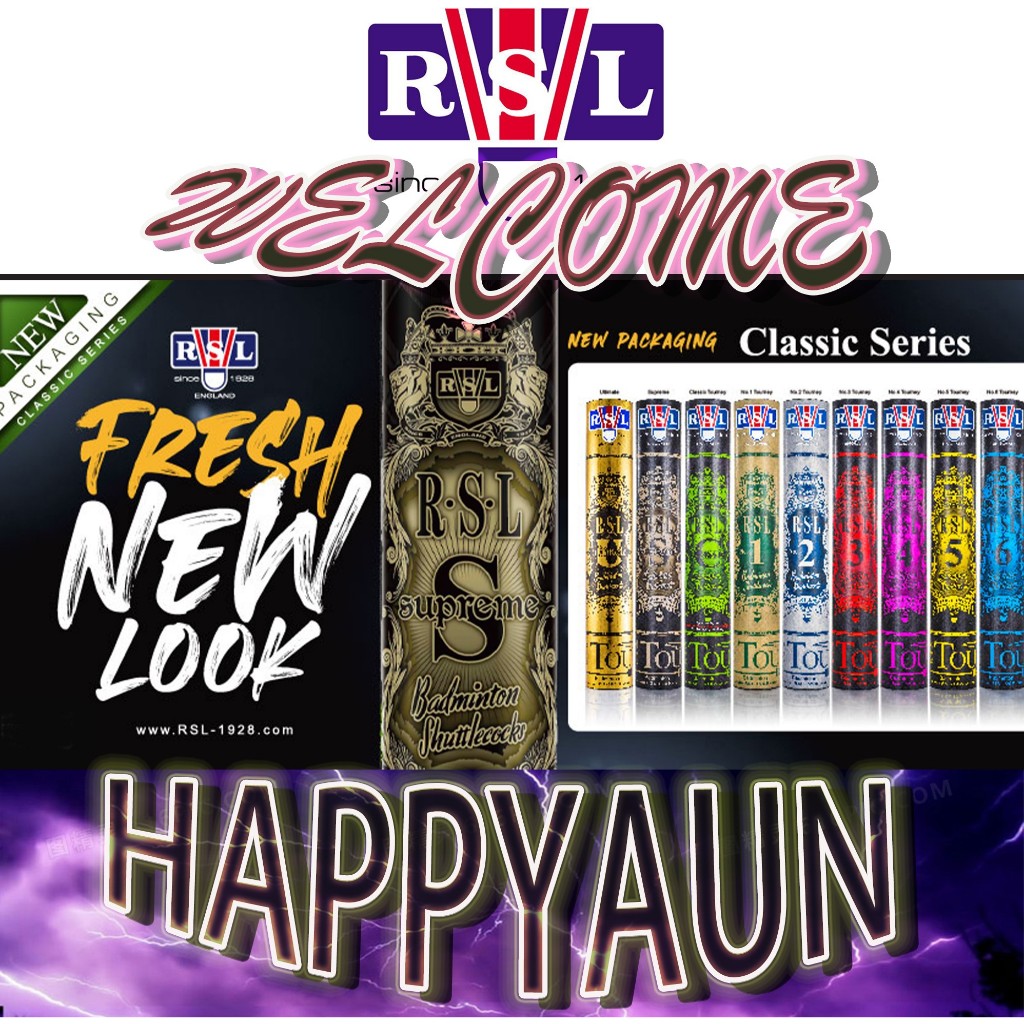 RSL SUPREME BADMINTON SHUTTLECOCK (ORIGINAL 100%) HIGH QUALITY ...