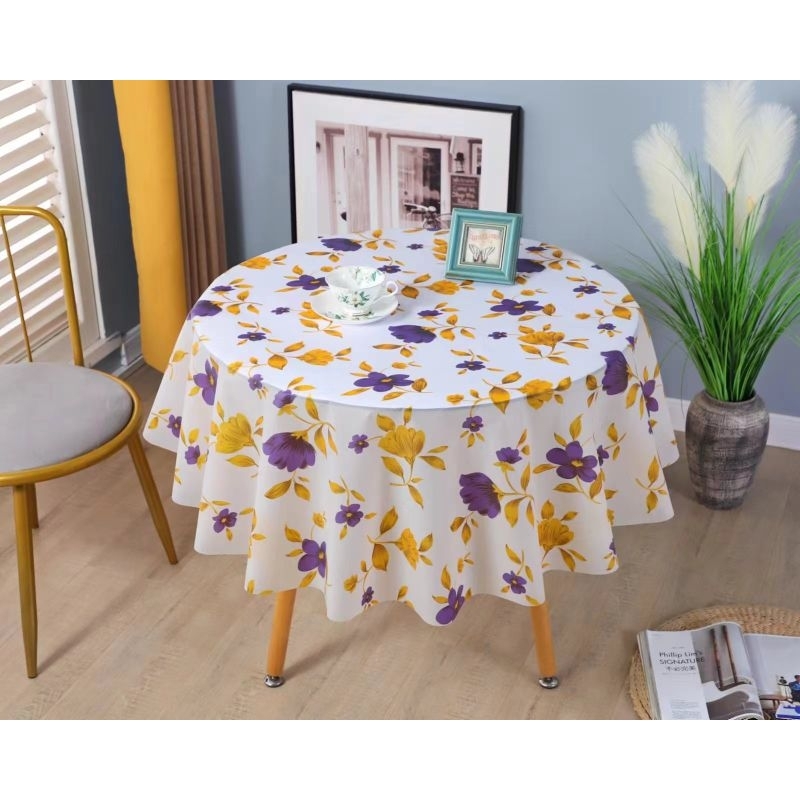 140CM Alas Meja Bulat 4 kerusi Round Table Cloth | Shopee Malaysia