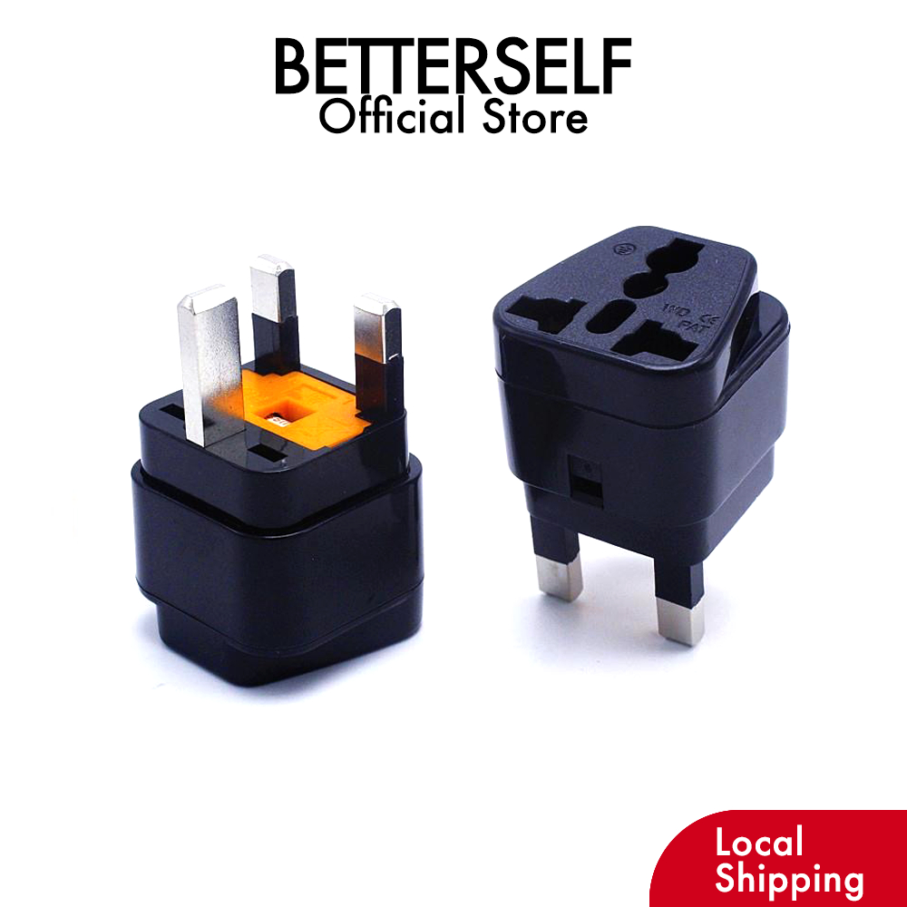 Premium Malaysia 3 Pin Universal Adapter Converter Travel UK Plug (Plug ...