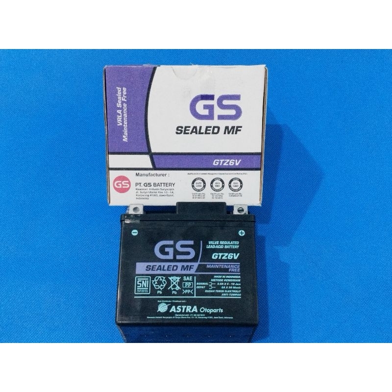 suzuki raider fi gsxr gsxs150 bateri GS GTZ6V ORIGINAL | Shopee Malaysia
