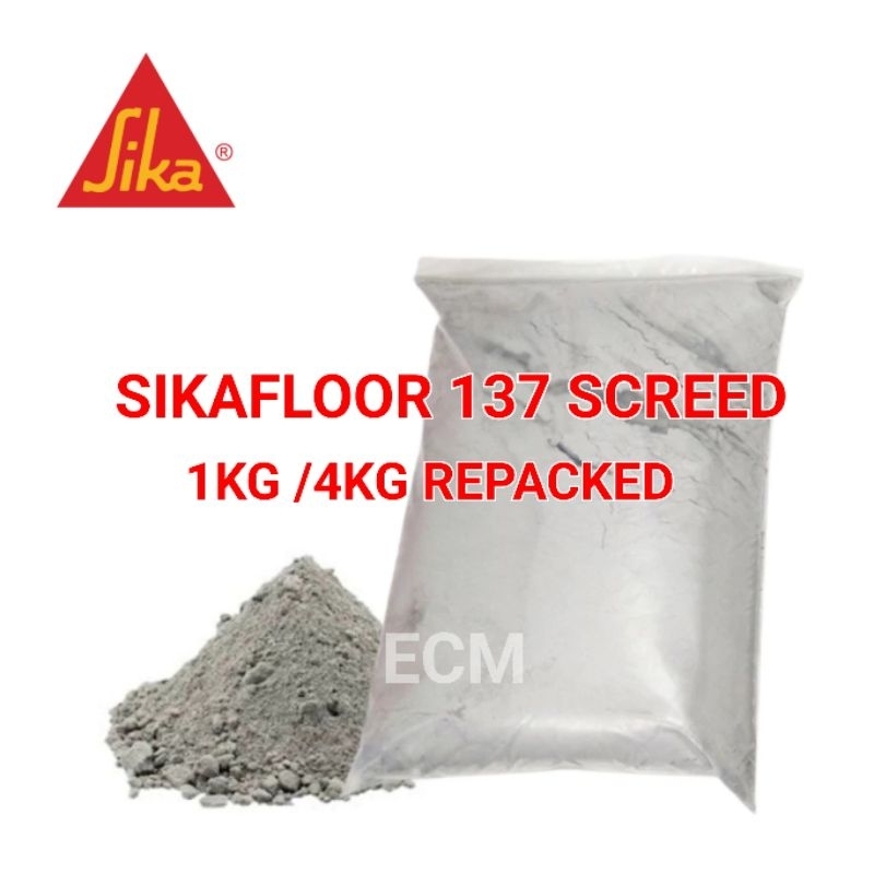 SIKAFLOOR 137 Screed (4KG REPACKED) Cementitious Premixed Floor Screed ...