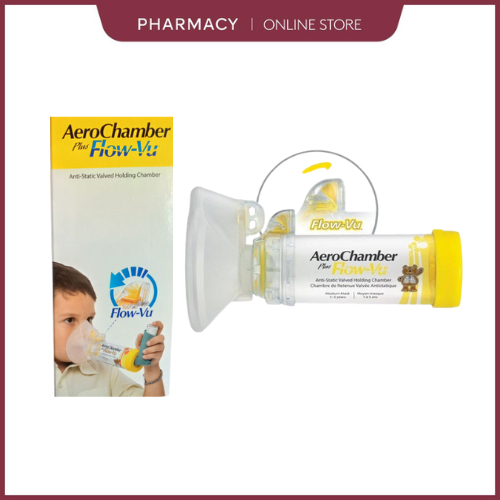 AEROCHAMBER PLUS (CHILD) FLOW-VU - YELLOW (1-5 YEARS OLD) | Shopee Malaysia