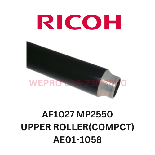 RICOH UPPER FUSER ROLLER (COMPACT) AE011058 AF1022 AF1027 AF2022 AF2027 ...